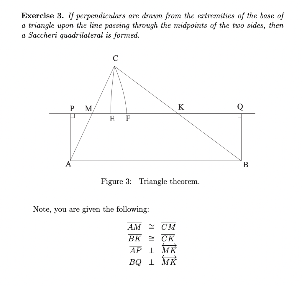 [Solved]: Solve Exercise 3. If perpendiculars are drawn fro
