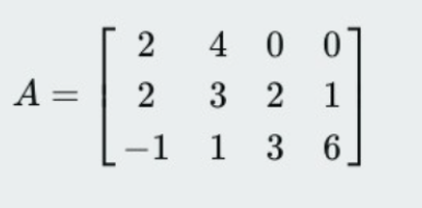 Solved calculate the echelon matrix and its rank (rank(A)) | Chegg.com