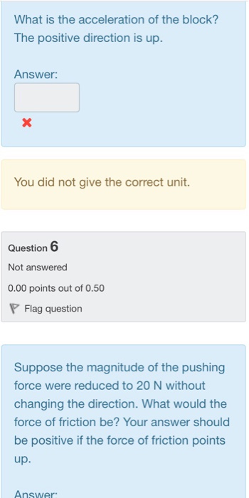 Solved A block weighing 22 N is pushed against a vertical | Chegg.com