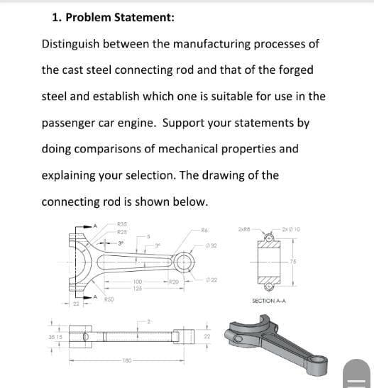 Solved 1. Problem Statement: Distinguish between the | Chegg.com