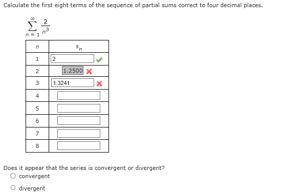 Solved Calculate the first eight terms of the sequence of | Chegg.com