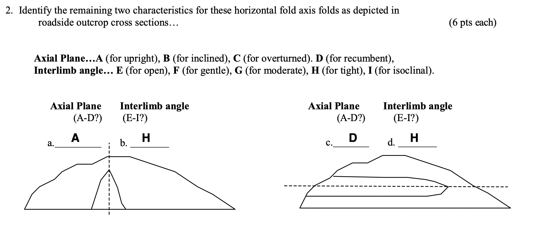 Solved 2. Identify the remaining two characteristics for | Chegg.com