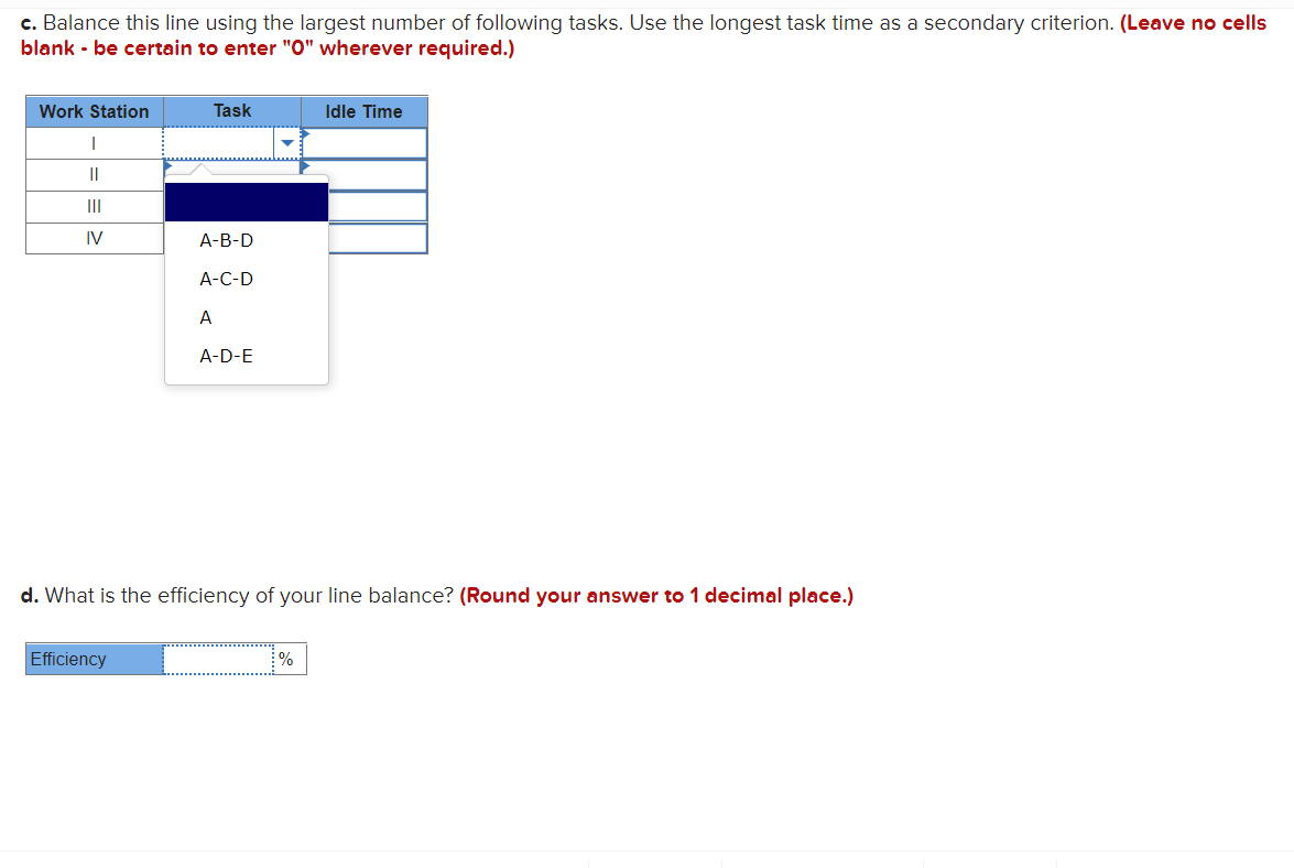Solved The desired daily output for an assembly line is 480 | Chegg.com
