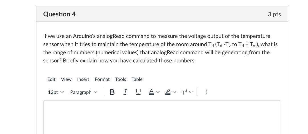 Solved If We Use An Arduinos Analogread Command To Measure 6385