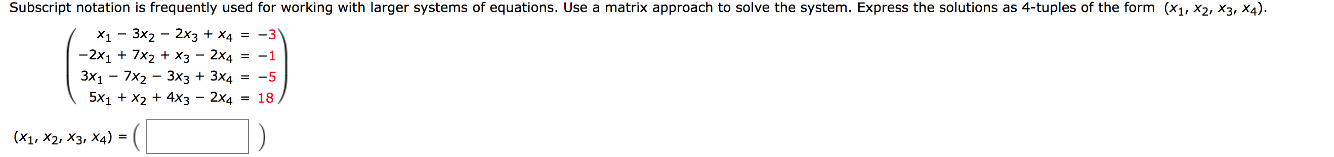 Solved Subscript notation is frequently used for working | Chegg.com