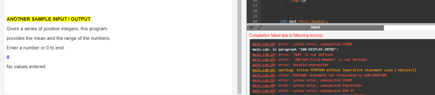 ProgramThreeCOBOL * Author: Hilda L. Sanchez Rolon * | Chegg.com