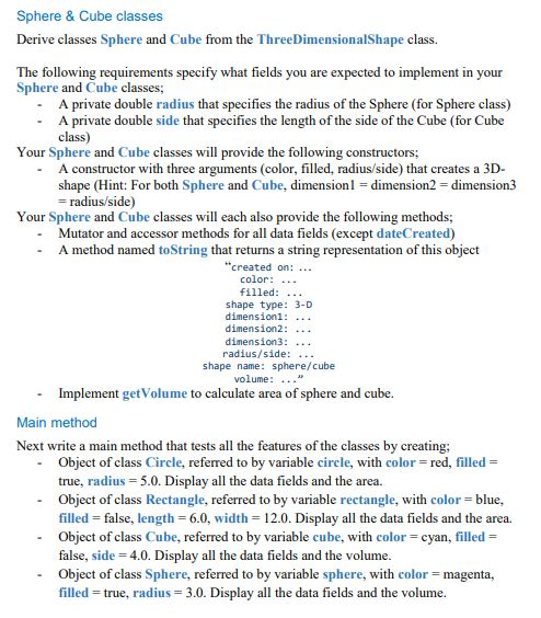 Solved Exercise #3 - Geometrical Shapes Authored by Blanche | Chegg.com