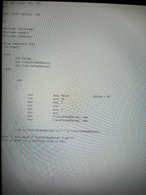 decode the temp_decode file and show what the values | Chegg.com