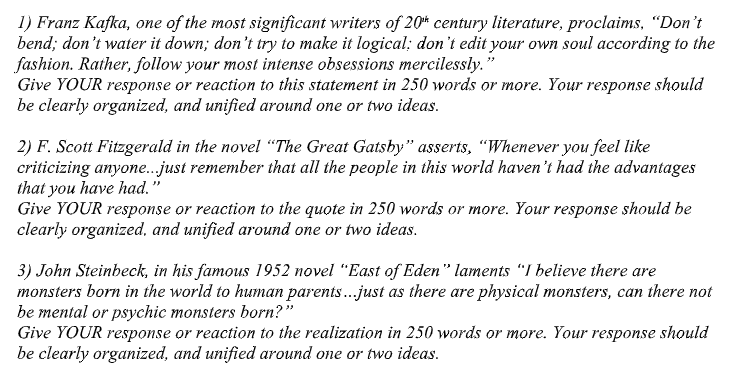 1) Franz Kafka, one of the most significant writers | Chegg.com