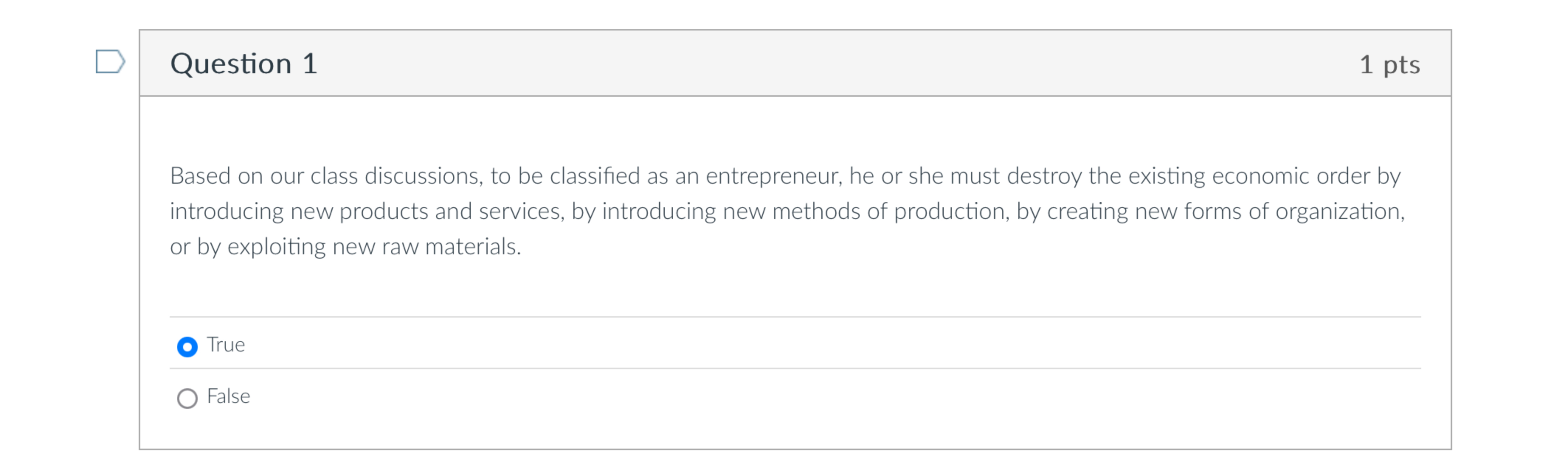 Solved Question 1Based on ﻿our class discussions, to be | Chegg.com