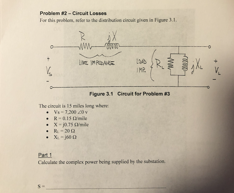 Solved Problem #2 - Circuit Losses For this problem, refer | Chegg.com