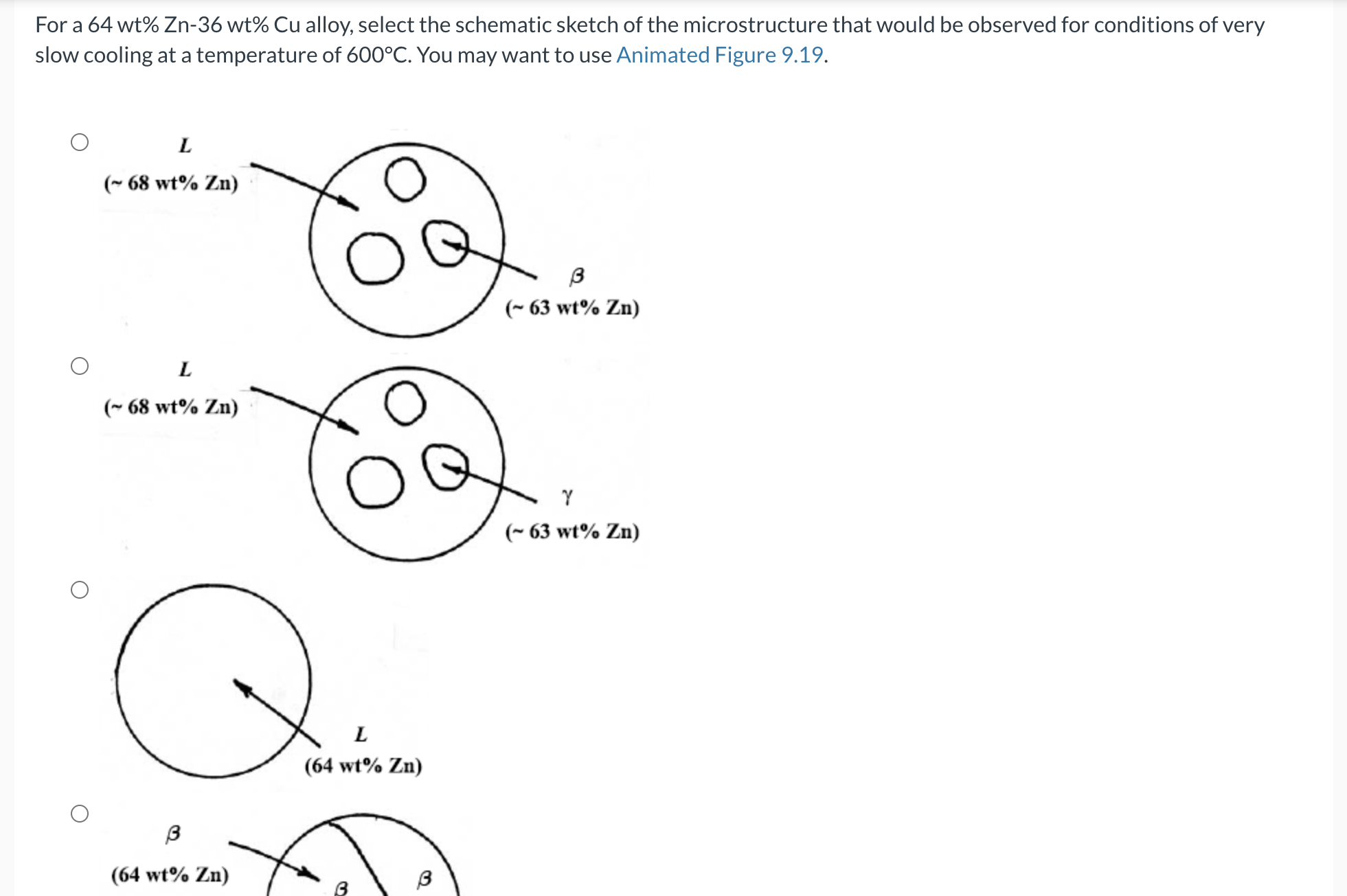Solved there was one more option with three y and 64% ﻿Zn | Chegg.com