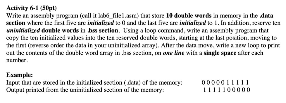 Solved The purpose of this activity is to practice working | Chegg.com