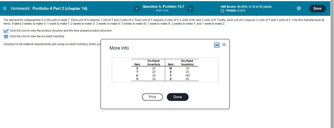 Solved Homework: Portfolio 4 Part 2 (chapter 14) Question 5, | Chegg.com