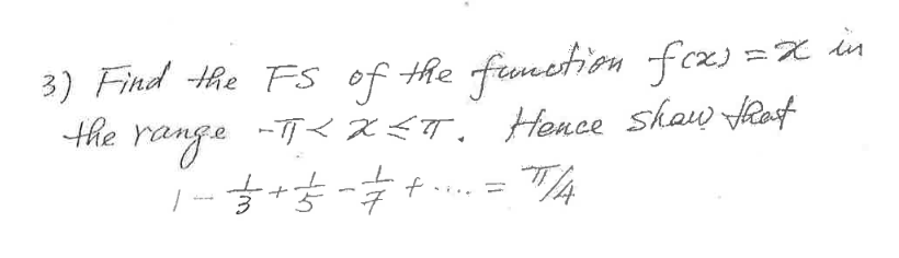 Solved x 3) Find the Fs of the function foz) =% in the range | Chegg.com