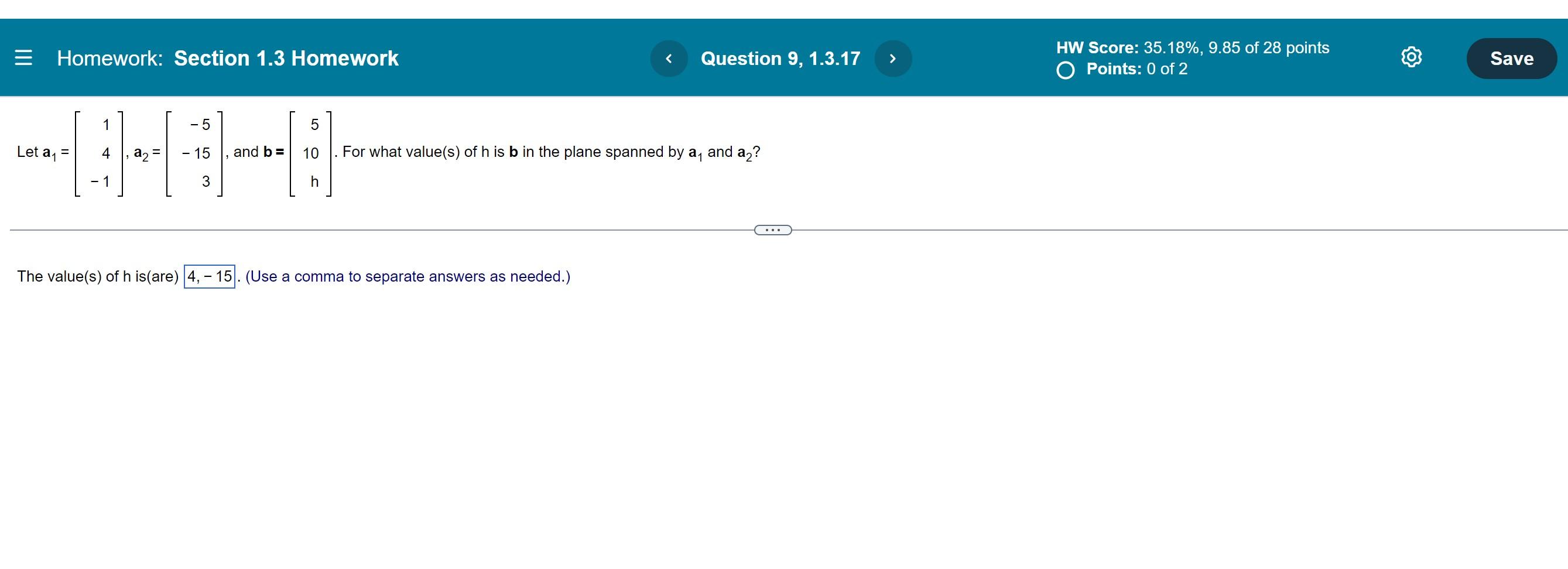Solved Homework Section 1 3 Homework 1 5 5 Let A₁ And