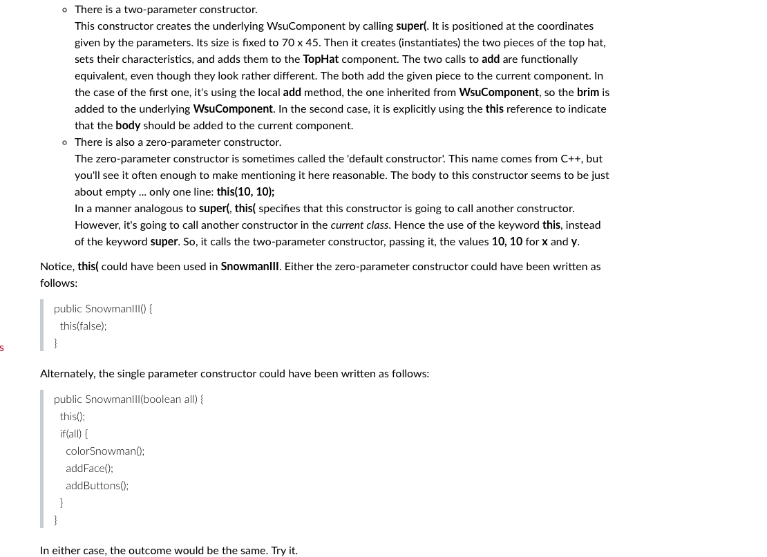 Solved Here is the snowmanIII.java code below that you will | Chegg.com