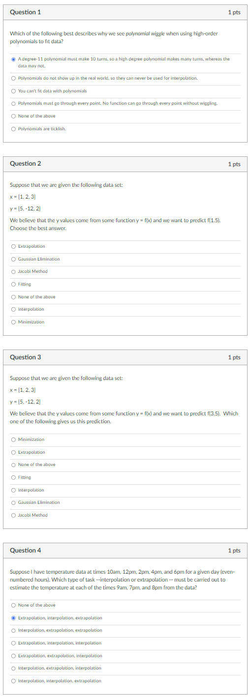 Solved Question 1Which of the following best describes why | Chegg.com