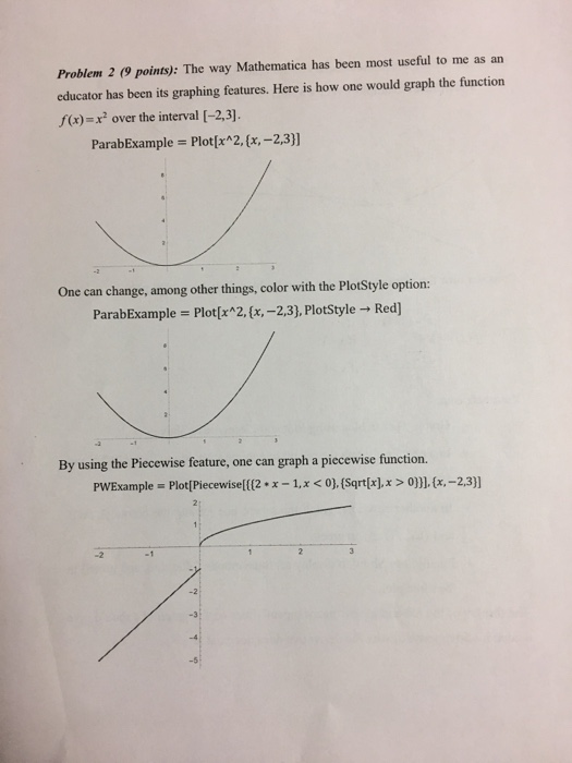 Problem 1 (6 points): Mathematica has powerful | Chegg.com