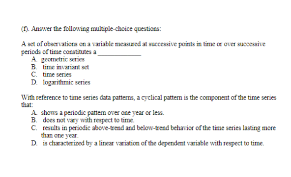Solved (40)1. A service has five tasks, performed in | Chegg.com