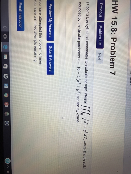 Solved Use cylindrical coordinates to evaluate the triple | Chegg.com Solved Use cylindrical coordinates to evaluate the triple | Chegg.com