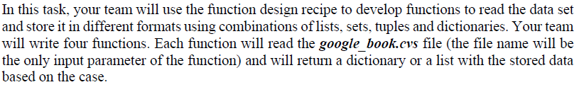 CASE 4: book_tuple_dictionary In this case, you will | Chegg.com