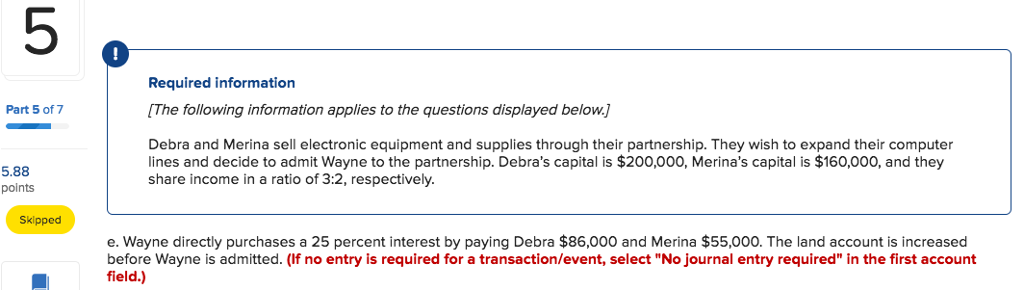 Solved 5 Required information The following information | Chegg.com Solved 5 Required information The following information | Chegg.com