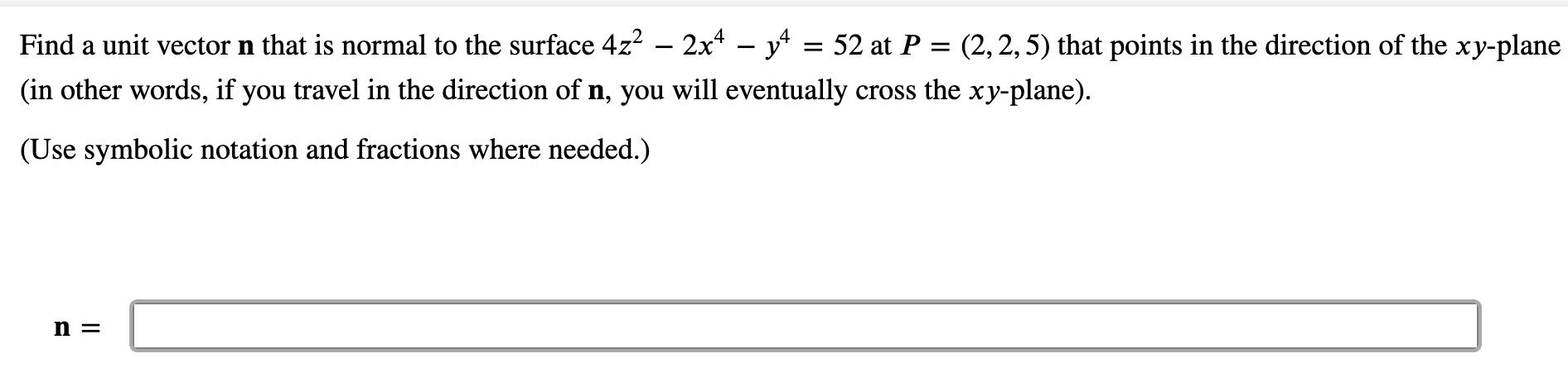 Solved Calculate the gradient. g(x, y) = = 2x x2 + y2 (Use | Chegg.com
