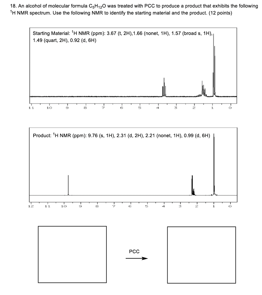 Solved 18. An alcohol of molecular formula \\( | Chegg.com