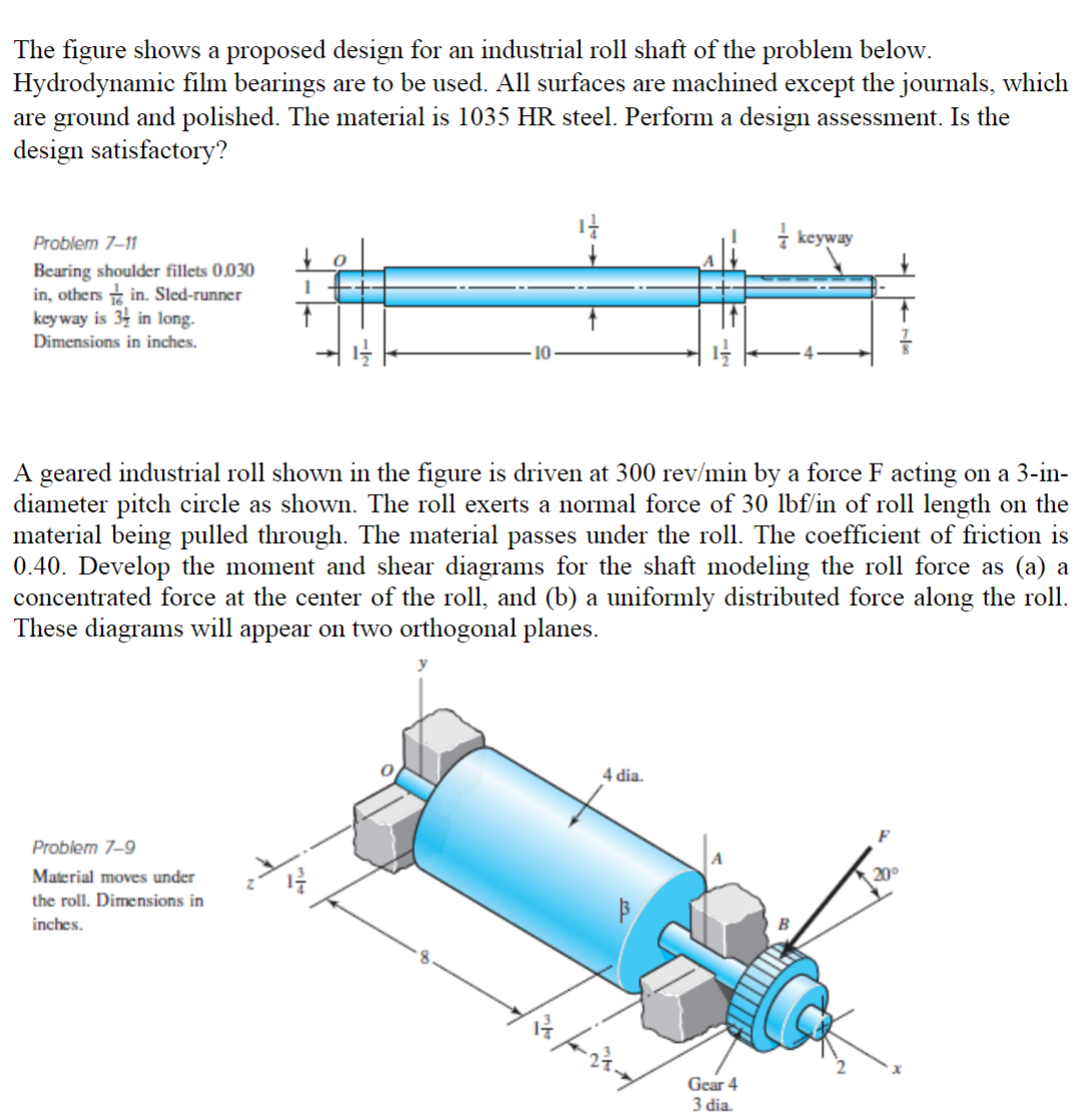 Solved The figure shows a proposed design for an industrial | Chegg.com