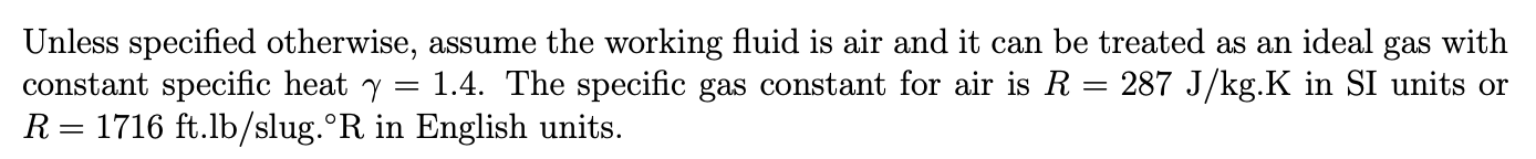 Solved Problem 1 [2 points] A supersonic two-dimensional | Chegg.com
