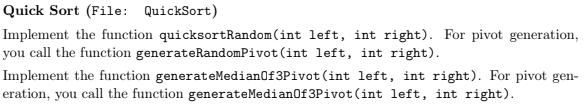 Solved Public Class Quicksort Extends Partition 