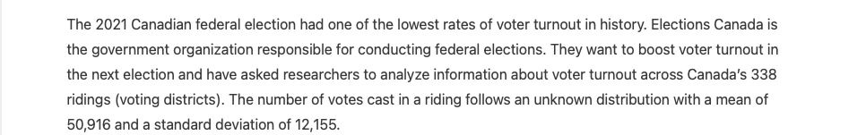 The 2021 Canadian federal election had one of the | Chegg.com