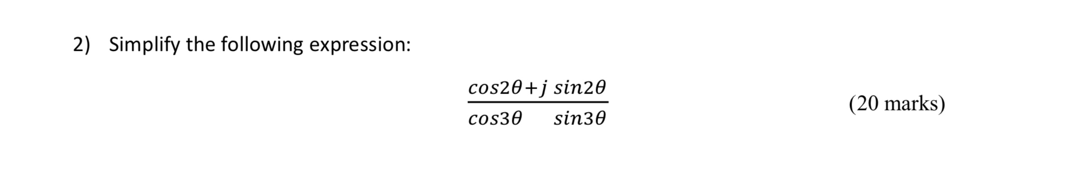 Solved Simplify the following | Chegg.com