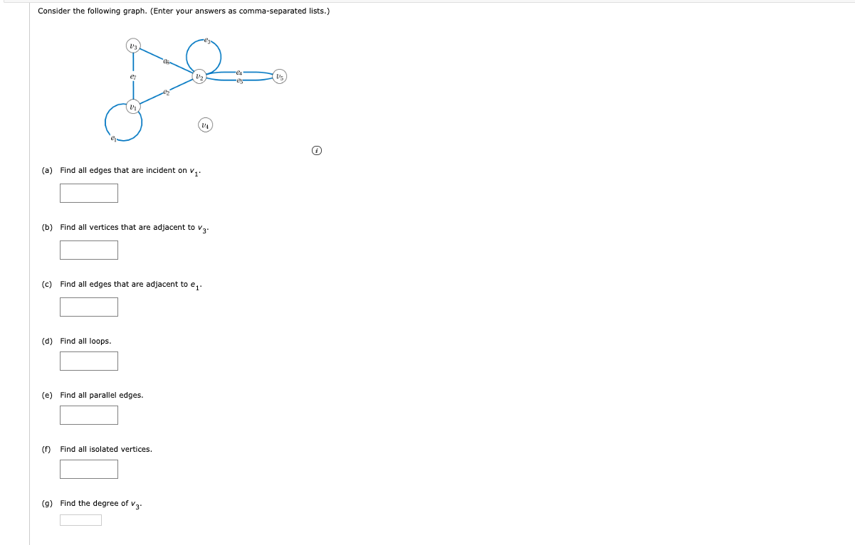 Solved Consider the following graph. (Enter your answers as | Chegg.com