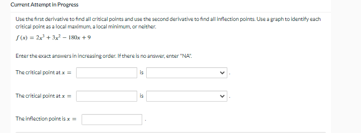 Use the first derivative to find all critical points | Chegg.com