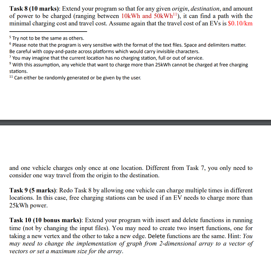 Solved 2. Programming tasks (85 marks) The assignment | Chegg.com