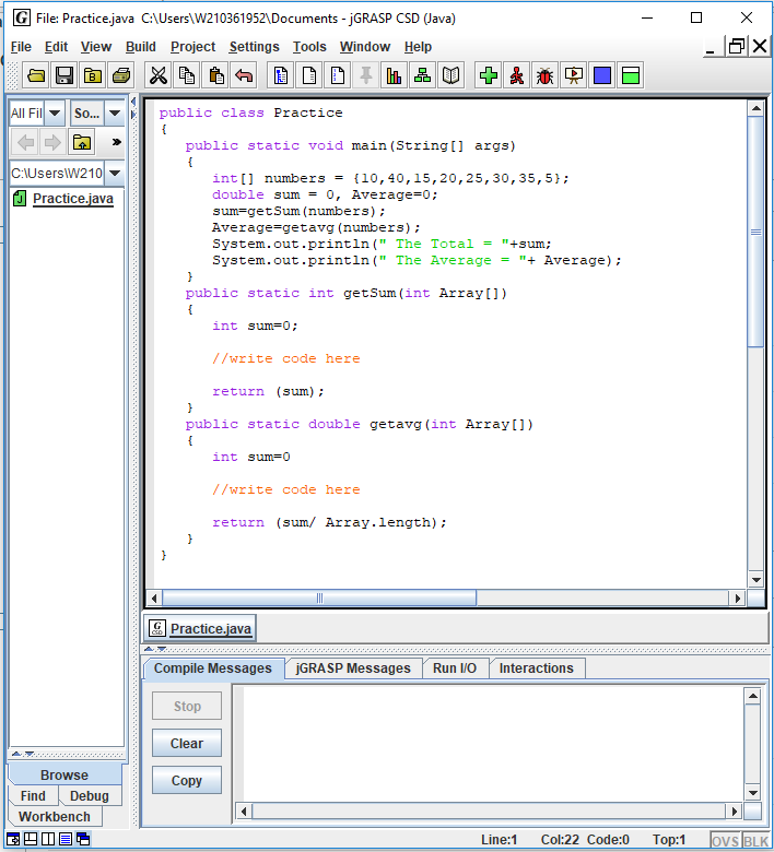 Solved THe following main method should print on out put | Chegg.com