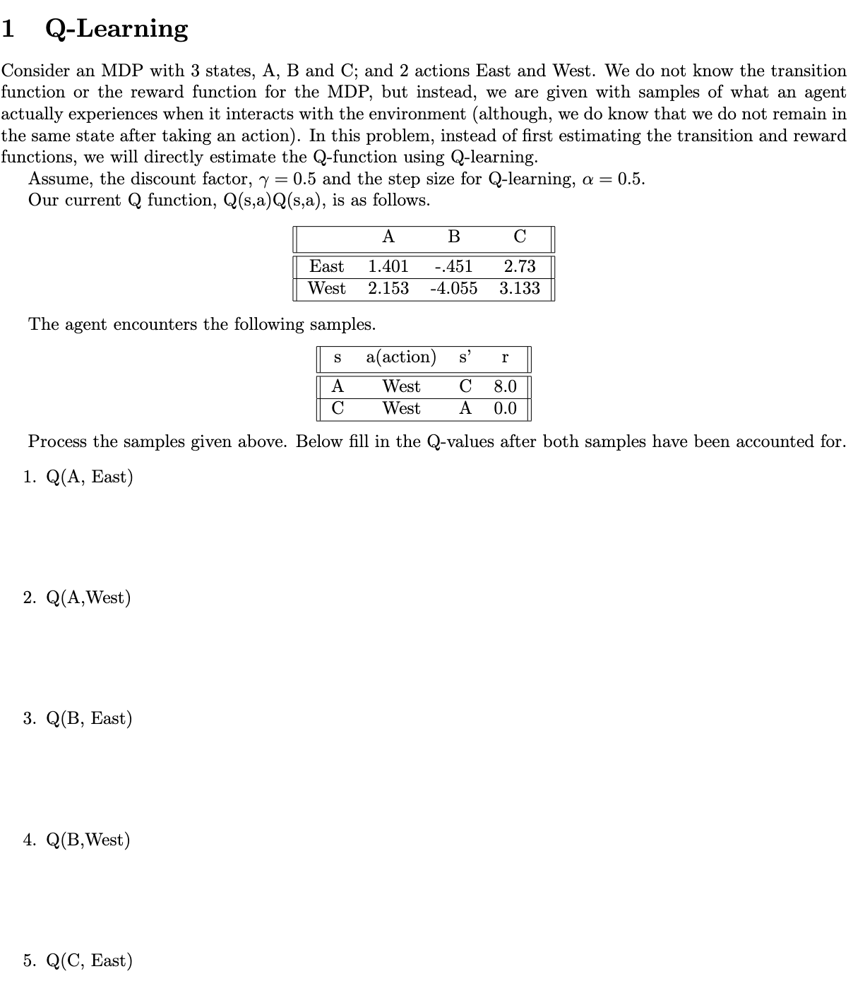 Solved Please give full proper explanation for each question | Chegg.com