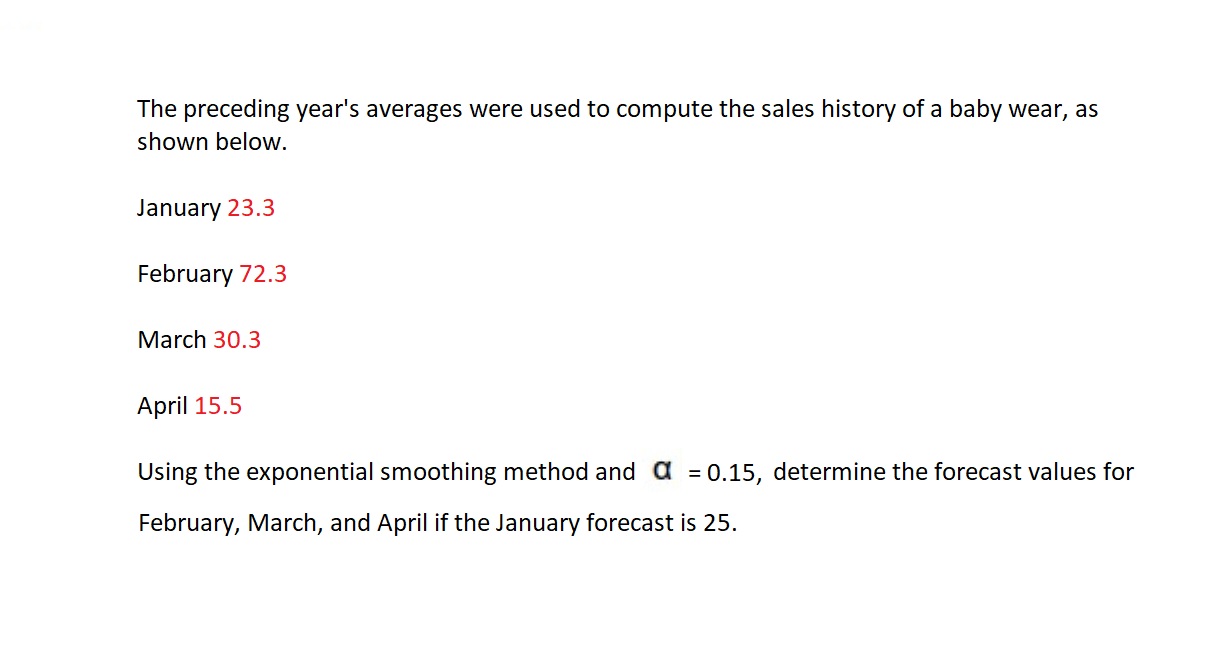 Solved The preceding year's averages were used to compute | Chegg.com