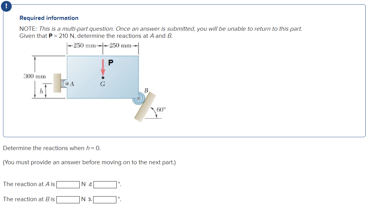 Solved Required Information Note This Is A Multi Part
