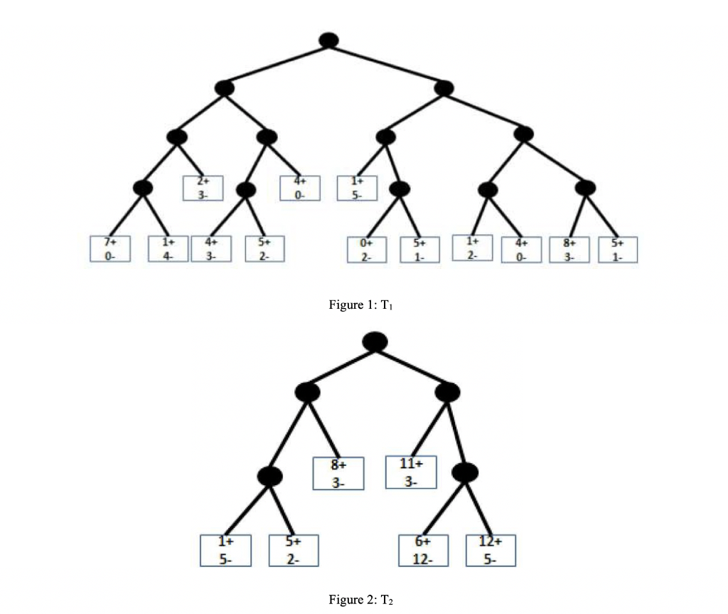 Model Overfitting Consider the decision trees (T1 | Chegg.com