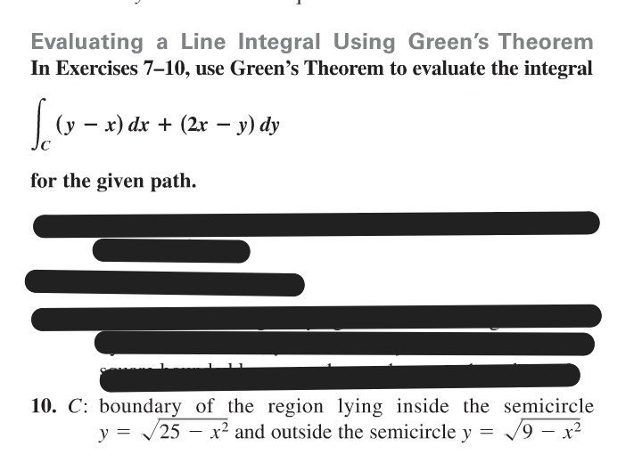 Solved Evaluating a Line Integral Using Green's Theorem In | Chegg.com