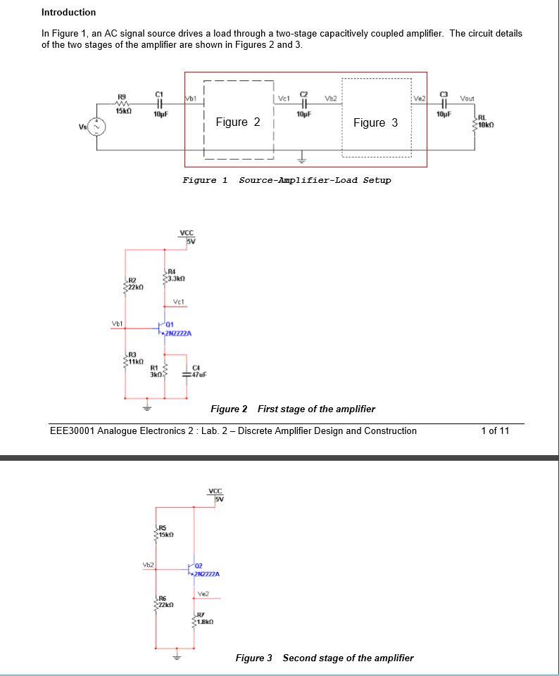 Solved Introduction In Figure 1, an AC signal source drives | Chegg.com