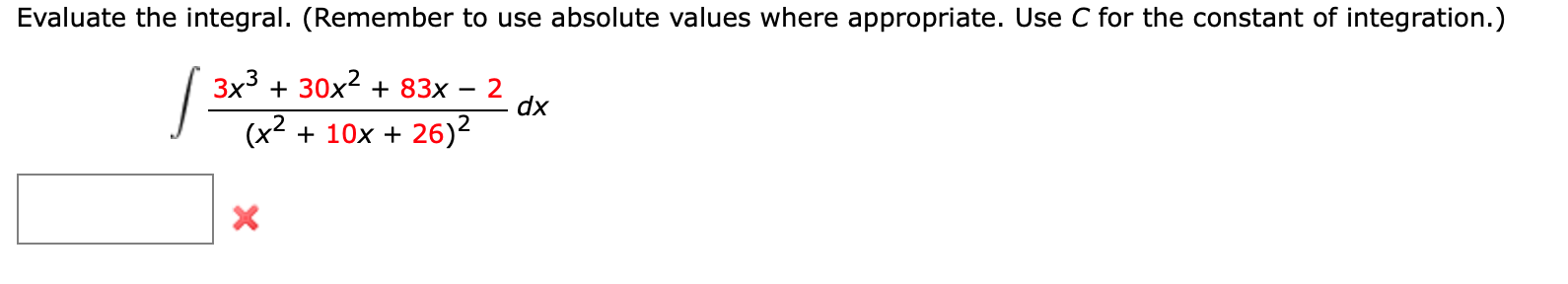 Solved Evaluate the integral. (Remember to use absolute | Chegg.com