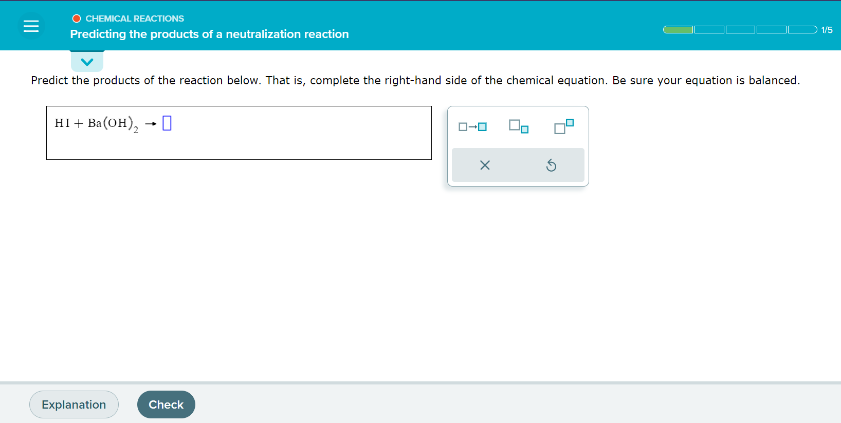 Solved Predict the products of the reaction below. That is, | Chegg.com