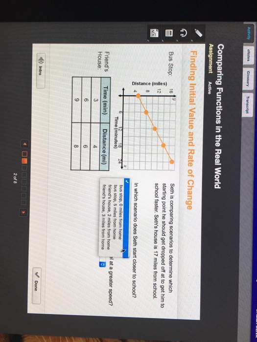 Solved Activity Comparing Functions in the Real World | Chegg.com