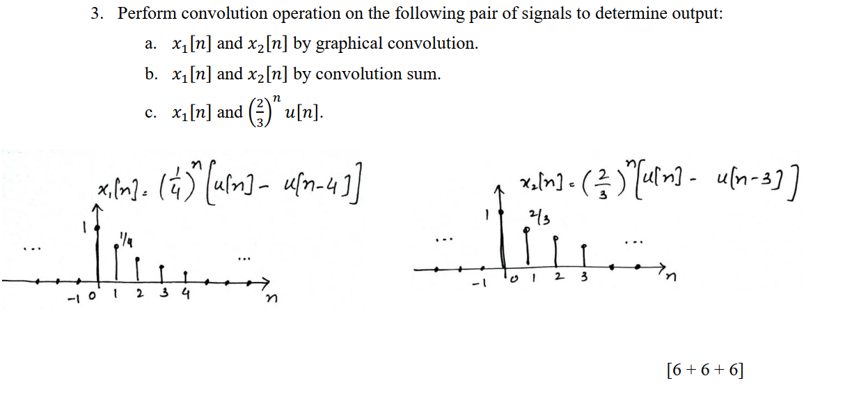 Solved 3. Perform convolution operation on the following | Chegg.com