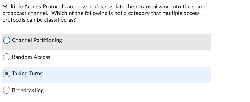 Solved Multiple Access Protocols Are How Nodes Regulate 1456