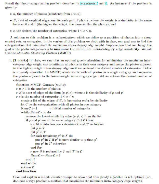 Solved ecall the photo categorization problem described in | Chegg.com